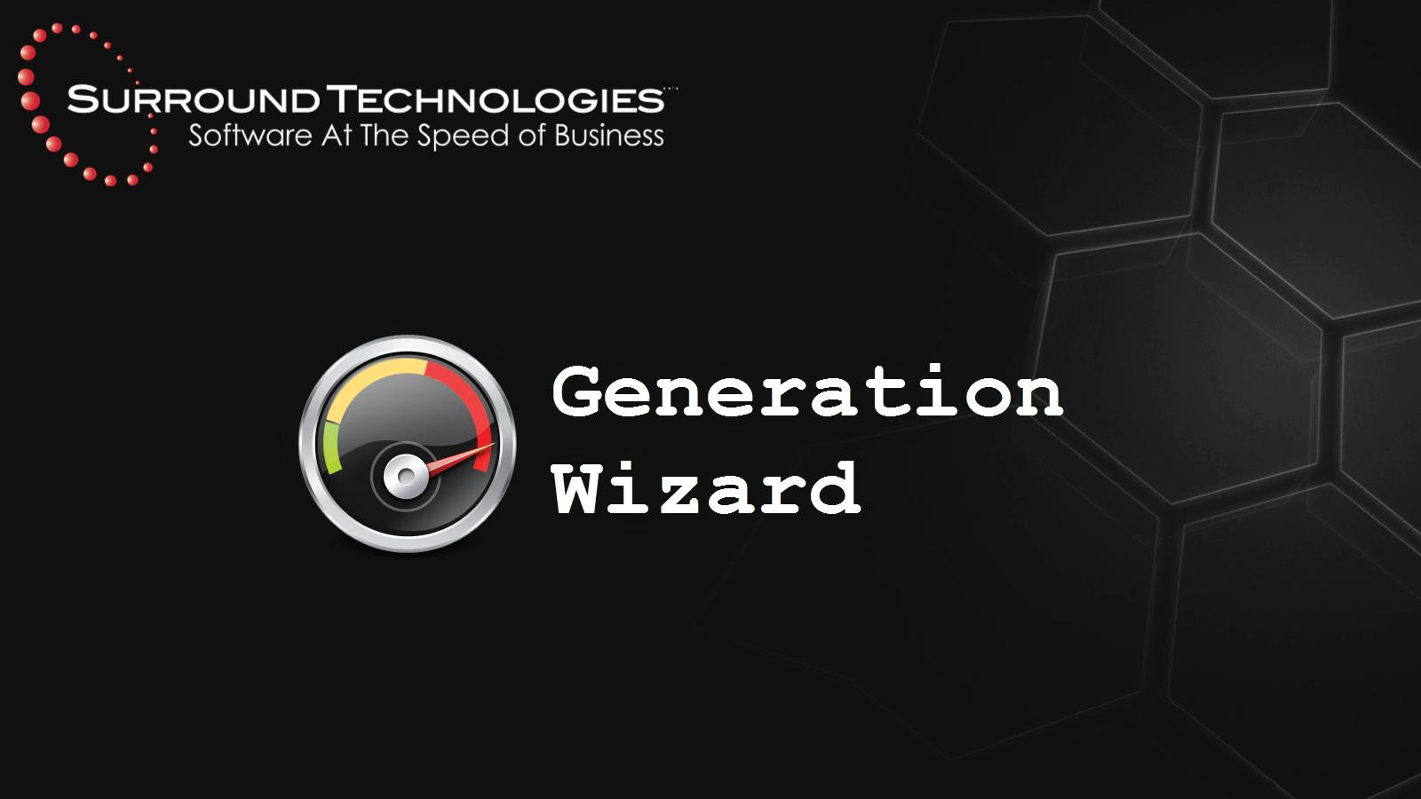 Building and Generating a New System - Surround Technologies